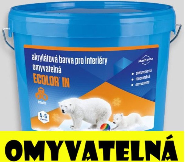 Omyvatelné barvy na zeď - BARVY-LAKY U PEPÁNKA